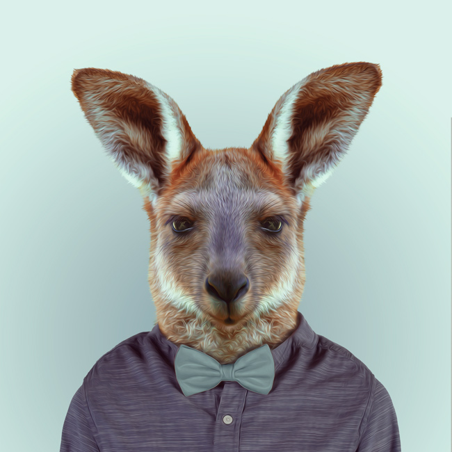 Zoo Portraits - Animals Dressed Like Humans