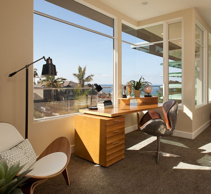 Fascinating Ocean View Home Offices Designs
